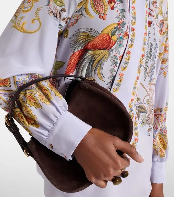 Etro Semi-sheer Jacquard Blouse