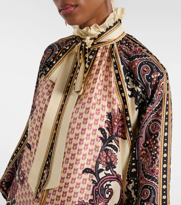 Etro Printed Silk Twill Blouse - Multicoloured