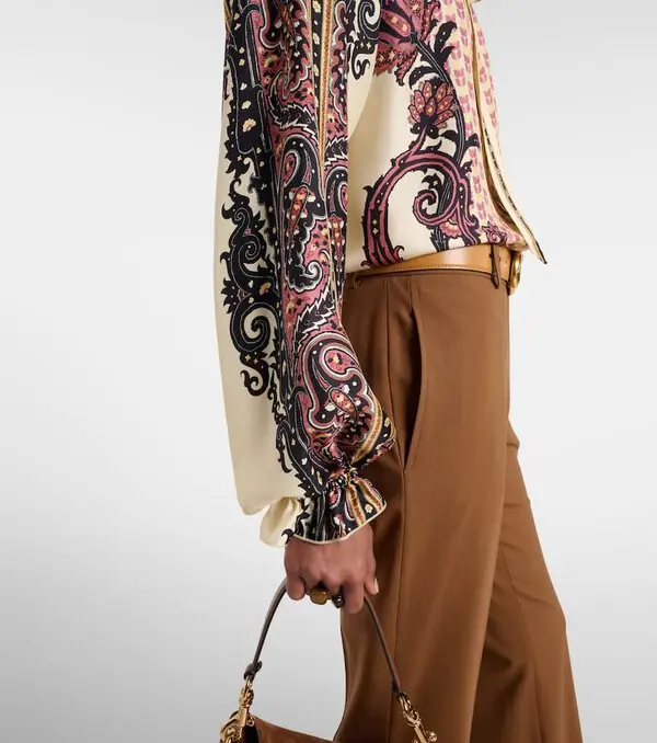 Etro Printed Silk Twill Blouse - Multicoloured