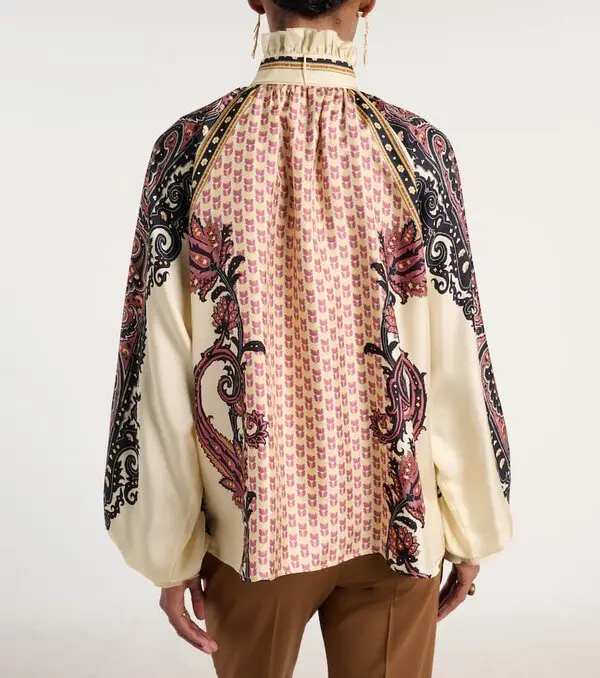 Etro Printed Silk Twill Blouse - Multicoloured