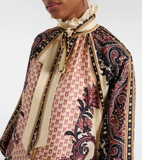 Etro Printed Silk Twill Blouse - Multicoloured
