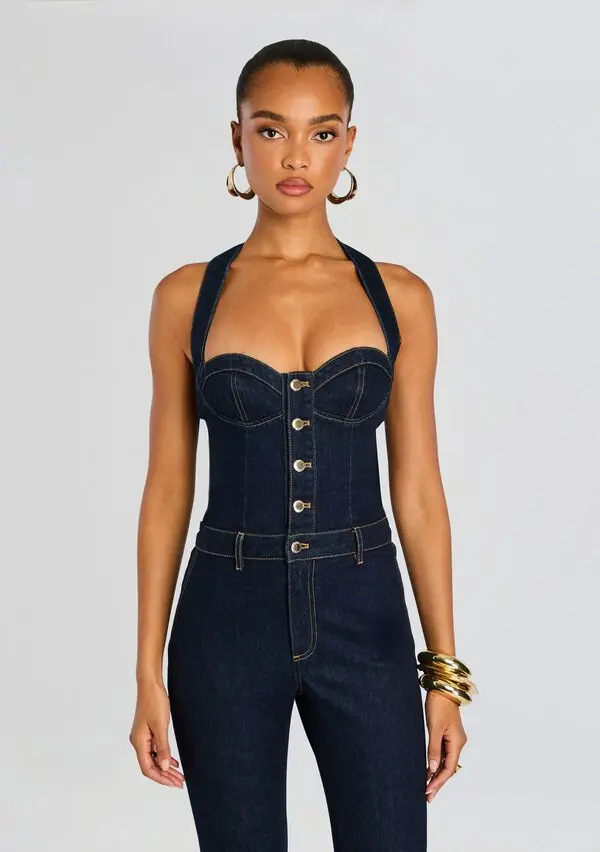Retrofete Irma Denim Jumpsuit