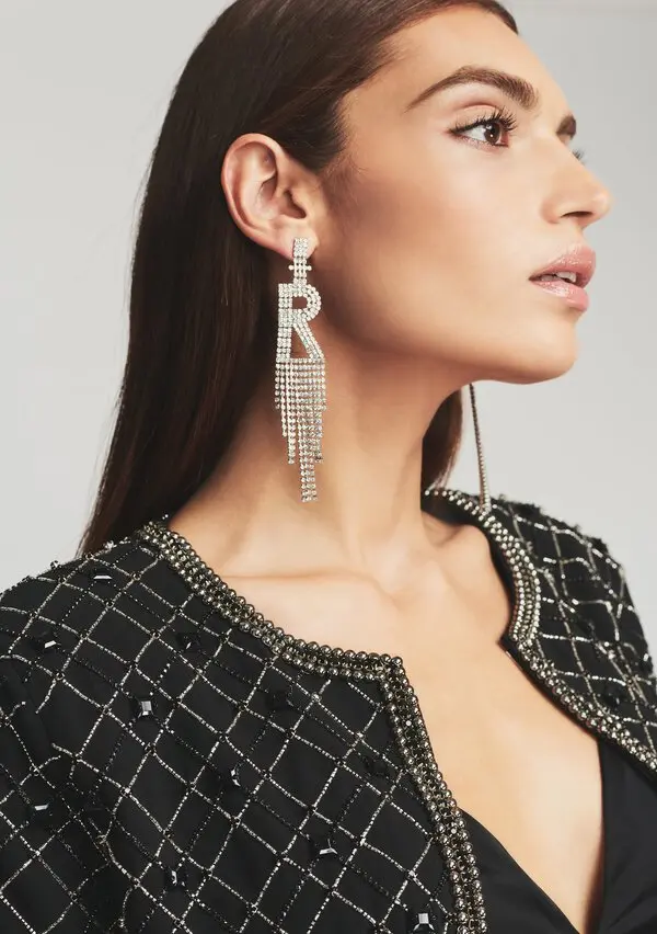 Retrofete Alphabet Earring - Silver