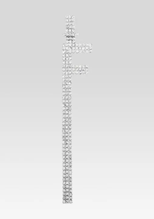 Retrofete Alphabet Earring - Silver