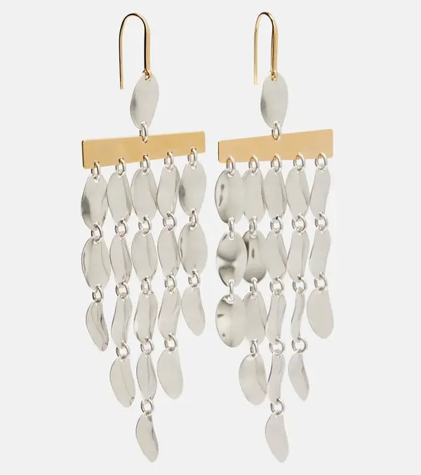 Isabel Marant Embellished Drop Earrings - Silver