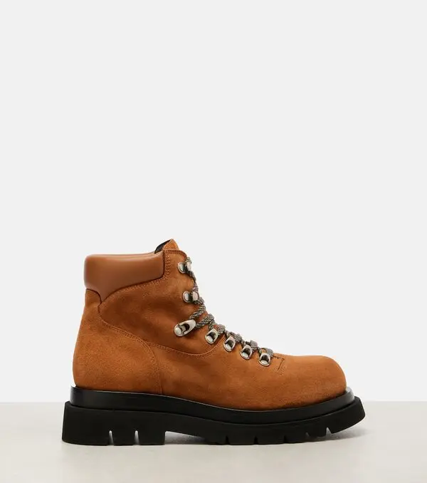 Bottega Veneta Lace-up Suede Boots