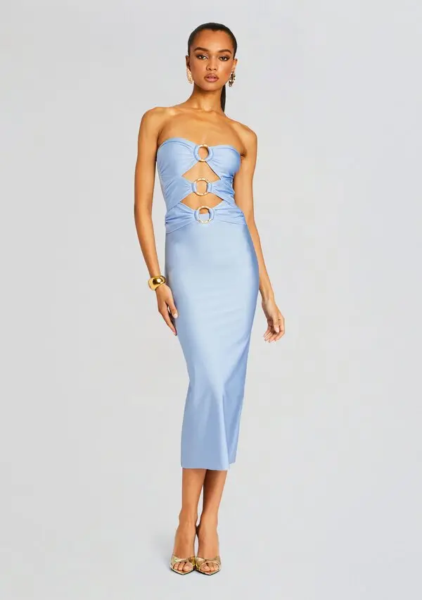 SHANI SHEMER Lily Lycra Maxi Dress