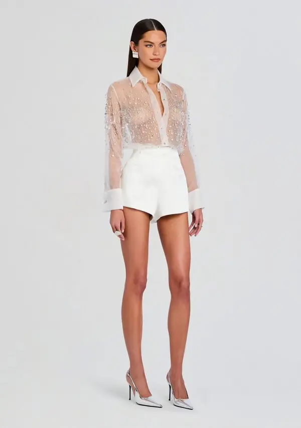 Retrofete Marie Short - White