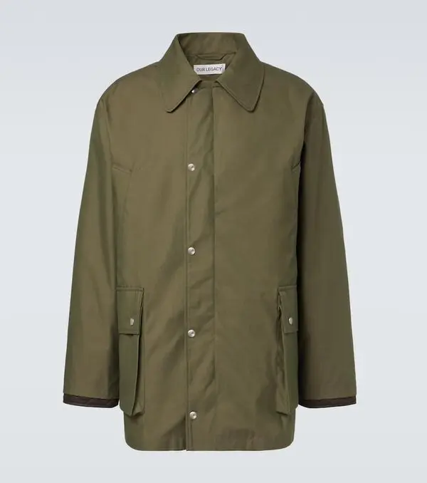 Our Legacy Hunter Cotton-blend Canvas Jacket - Green