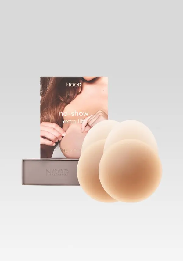 NOOD No-show Extra Lift Nipple Covers - Soft Tan