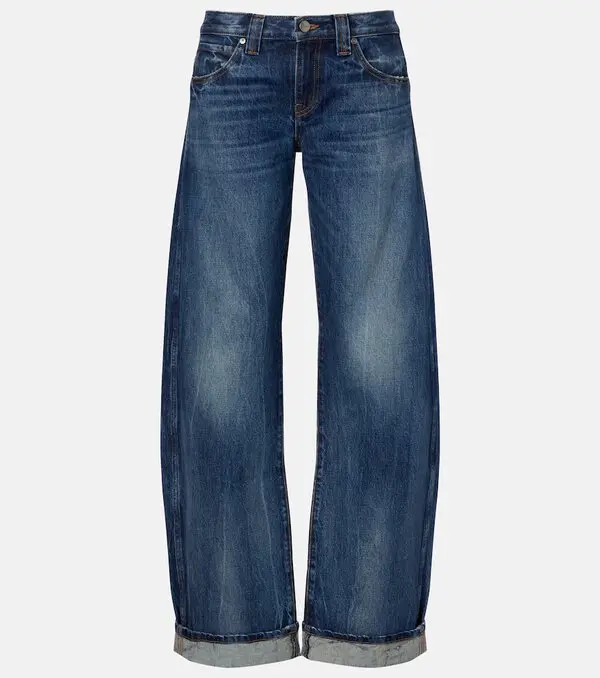 Khaite Karo Barrel-leg Jeans - Blue