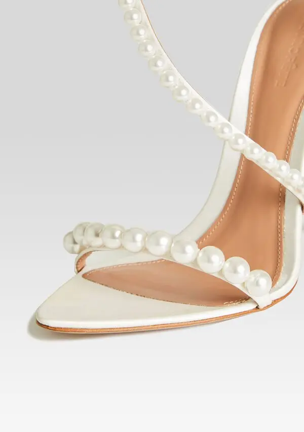 Retrofete Perla Pearl-embellished High Heel Sandals