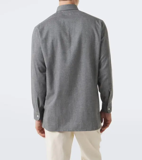 Charvet Cotton Flannel Shirt