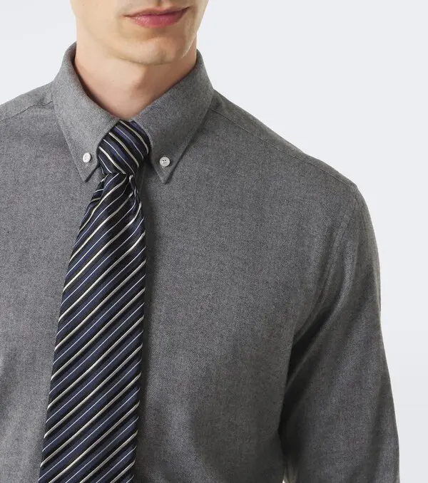 Charvet Cotton Flannel Shirt