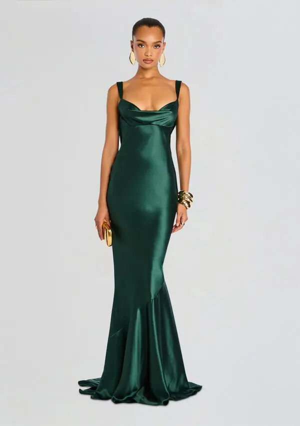 Retrofete Vinicia Gown - Pine