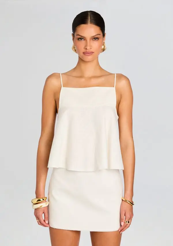 SEROYA Miley Linen Blend Top