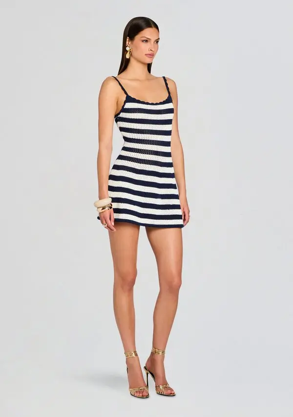 SEROYA Sienna Crochet Mini Dress