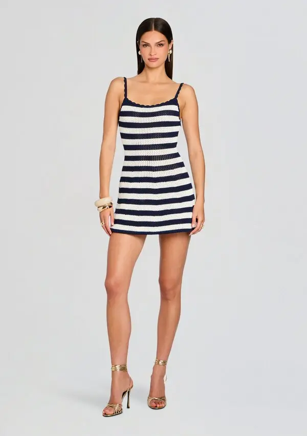 SEROYA Sienna Crochet Mini Dress