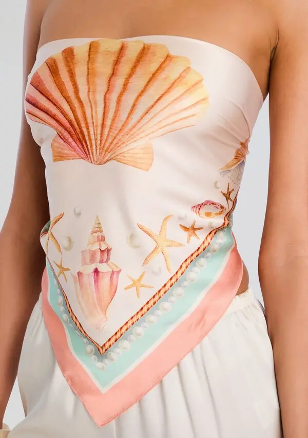 Retrofete Alivia Top - Shell Foulard