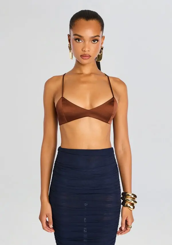 SEROYA Courtney Bralette - Burnt Toffee
