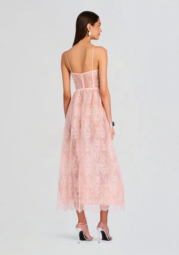 Retrofete Kendy Lace Midi Dress