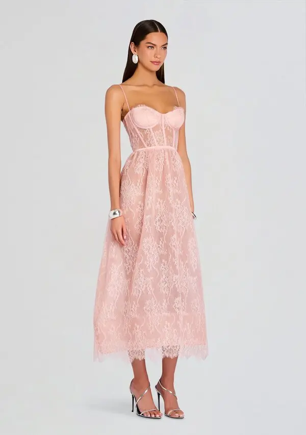 Retrofete Kendy Lace Midi Dress