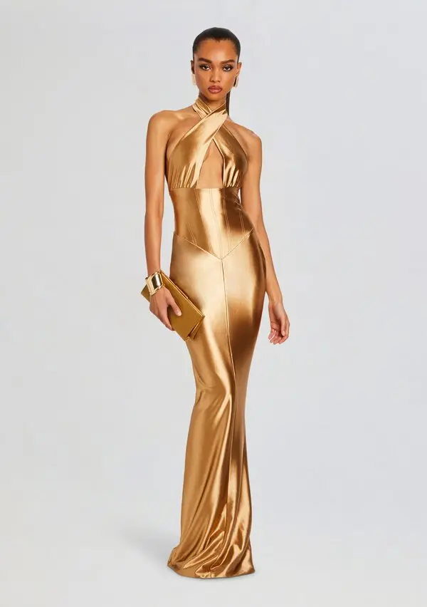 Retrofete Charity Gown - Gold