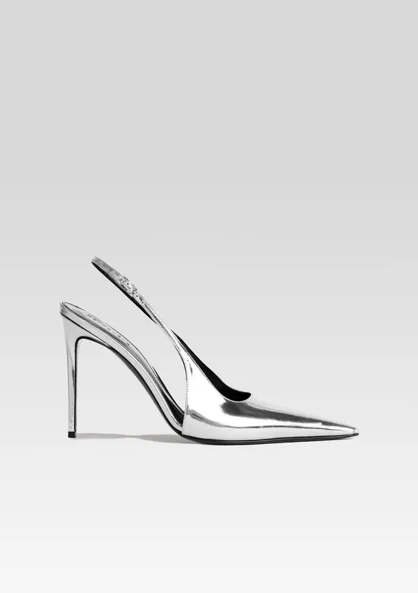 Retrofete Cindy Slingback Heel - Silver