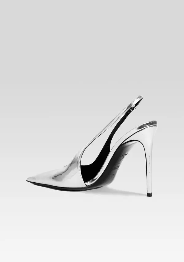 Retrofete Cindy Slingback Heel - Silver