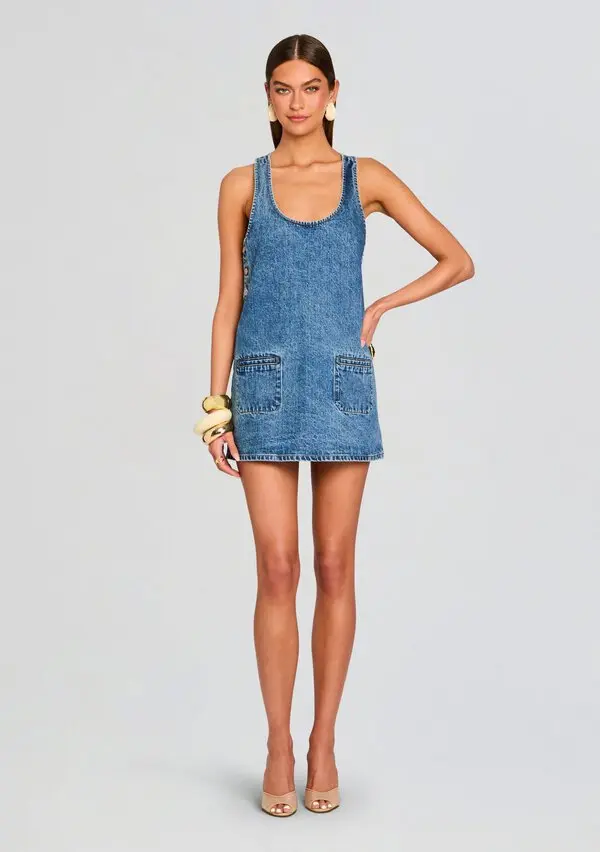 SEROYA Rayna Overall Dress - Lakeside