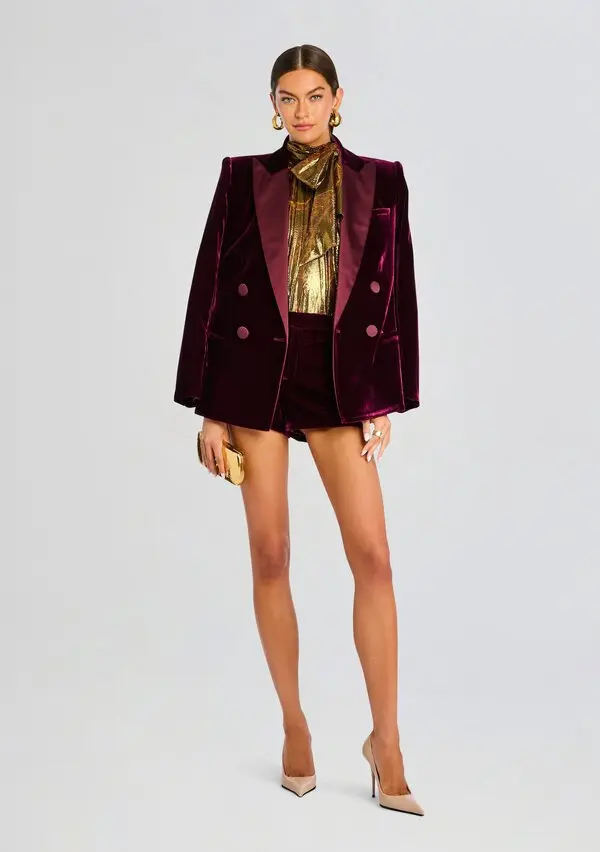 Retrofete Reffie Velvet Blazer