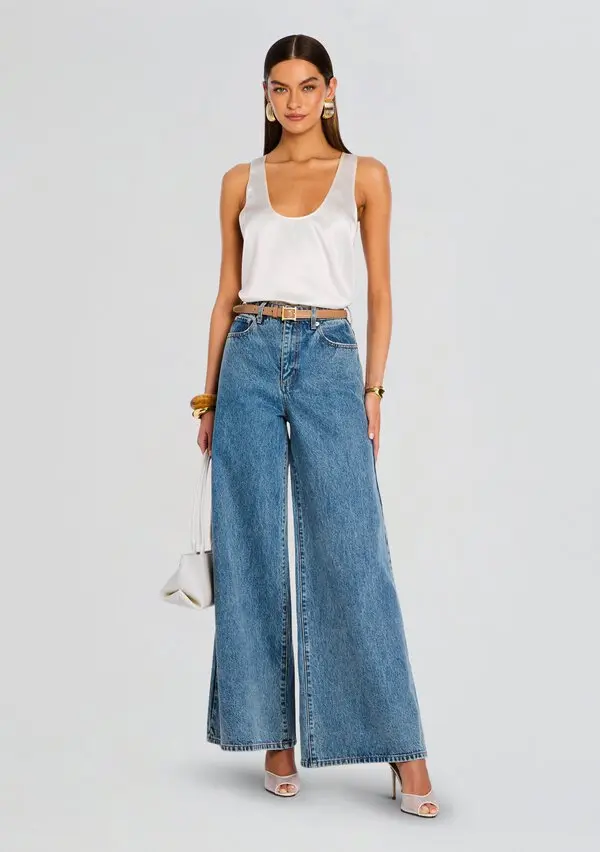 Retrofete Dori Silk Top - Bone