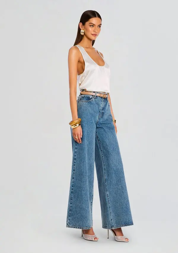 Retrofete Dori Silk Top - Bone