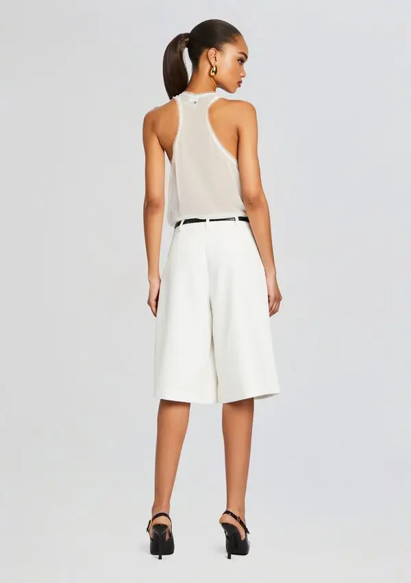Retrofete Shye Silk Tank - White