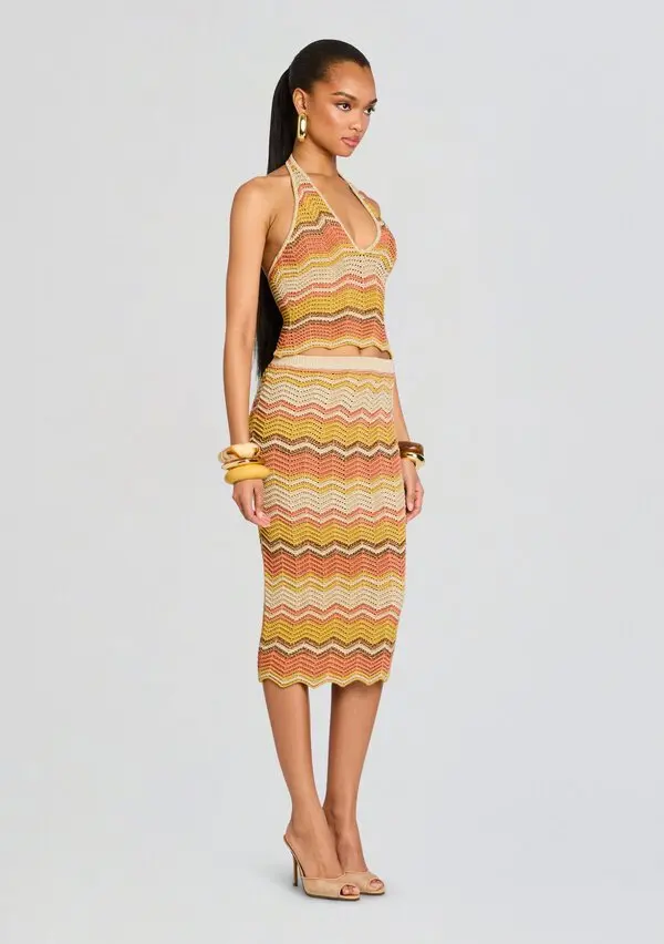 Retrofete Ivey Crochet Skirt