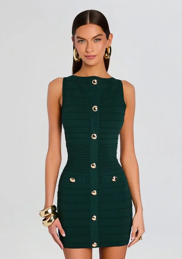 Retrofete Erin Bandage Mini Dress