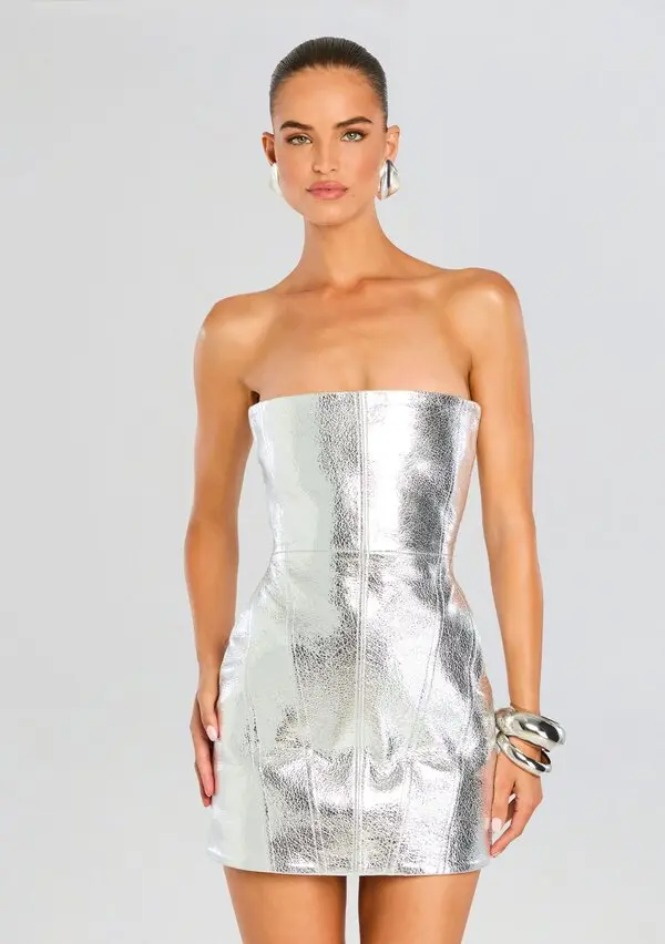 Retrofete Casmir Leather Dress