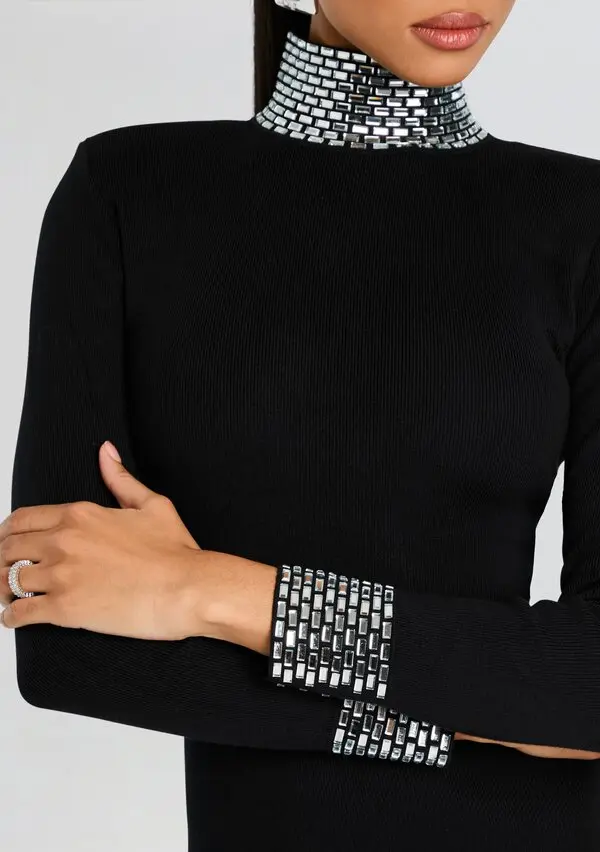Retrofete Monroe Knit Gown - Black