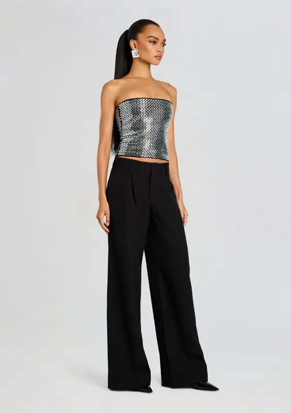 Retrofete Valery Embellished Top