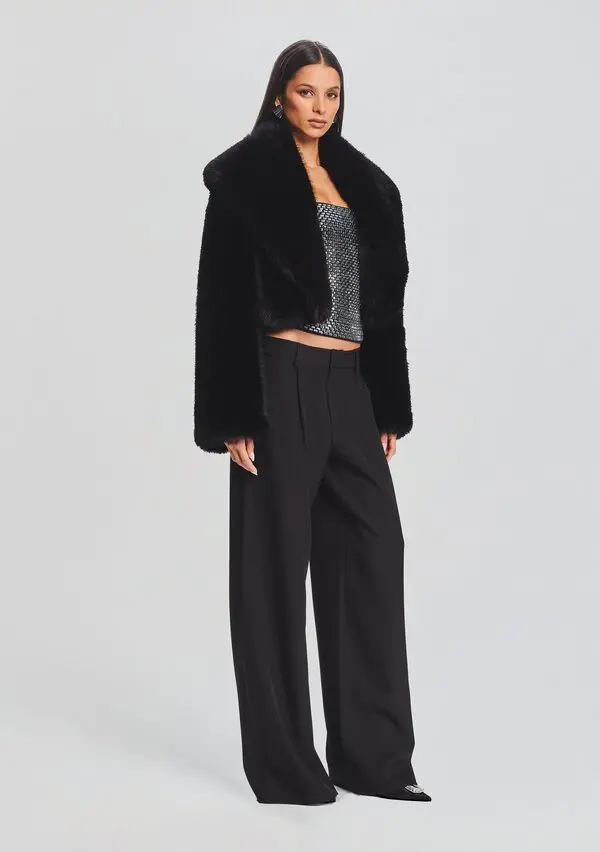 Retrofete Cadence Faux Fur Coat