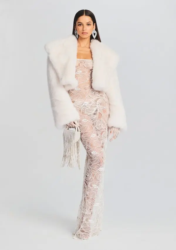 Retrofete Cadence Faux Fur Coat