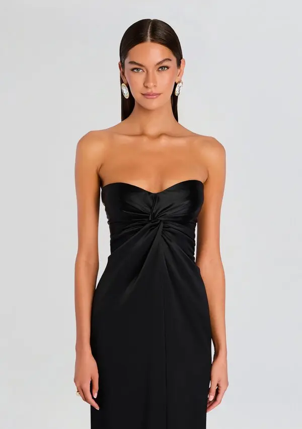 Retrofete Olivine Knotted Dress - Black