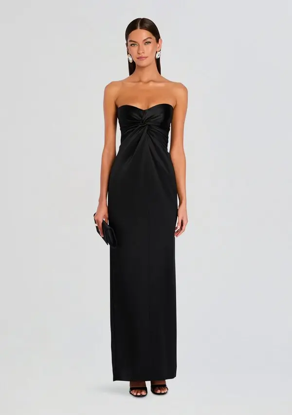 Retrofete Olivine Knotted Dress - Black