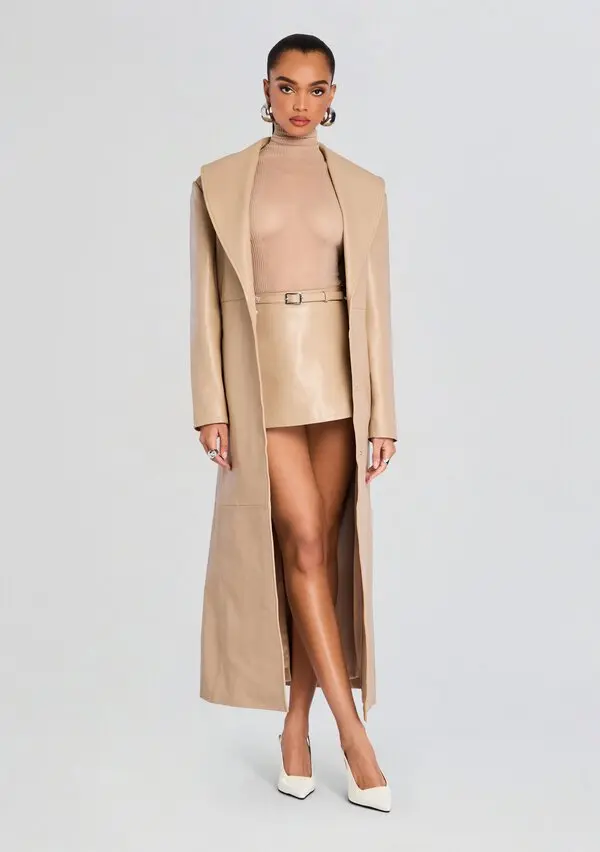 Retrofete Kieran Lambskin Trench Coat