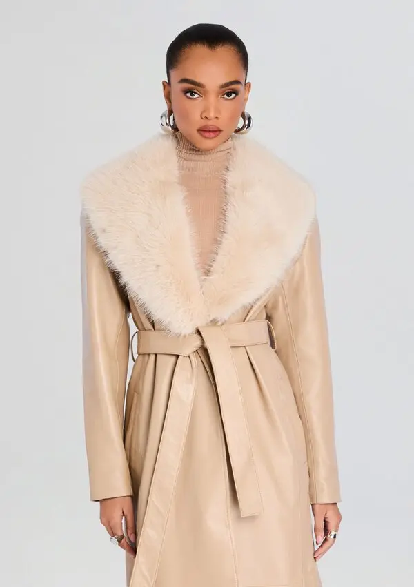 Retrofete Kieran Lambskin Trench Coat