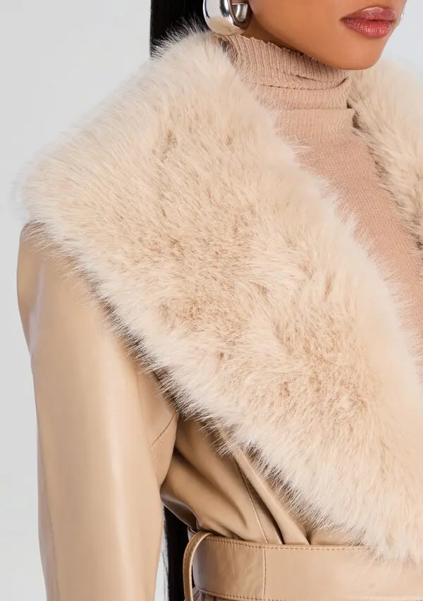 Retrofete Kieran Lambskin Trench Coat