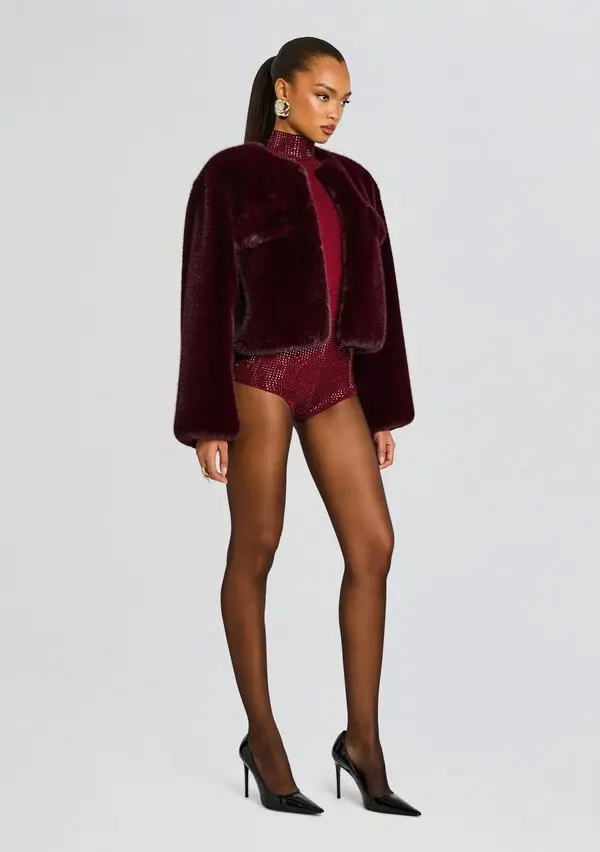 Retrofete Sparrow Jacket - Bordeaux