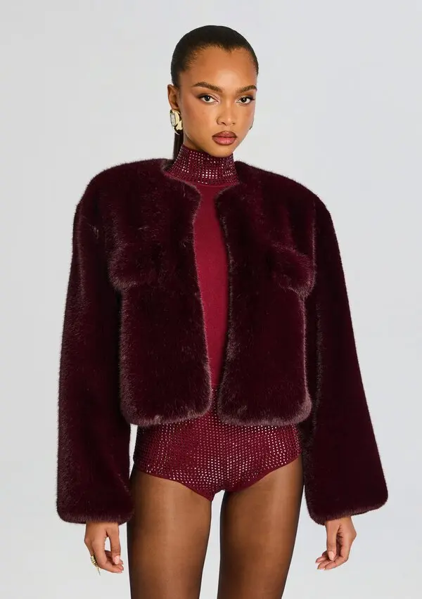 Retrofete Sparrow Jacket - Bordeaux