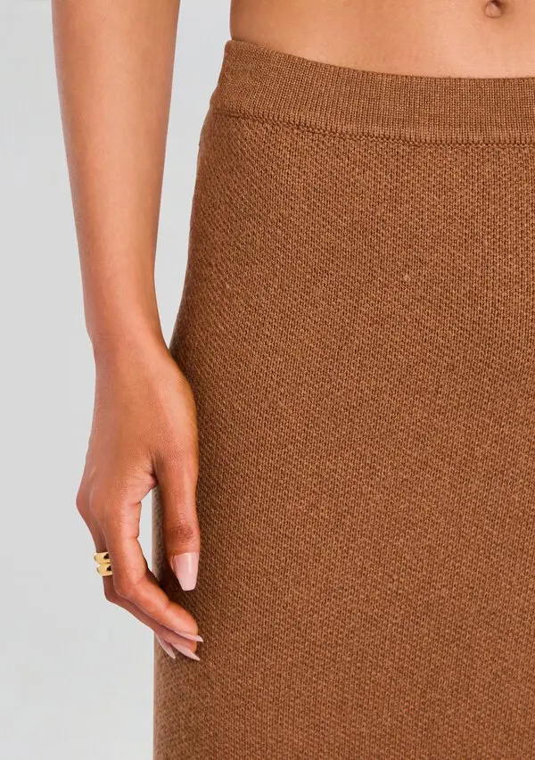 SEROYA Hazel Knit Maxi Skirt