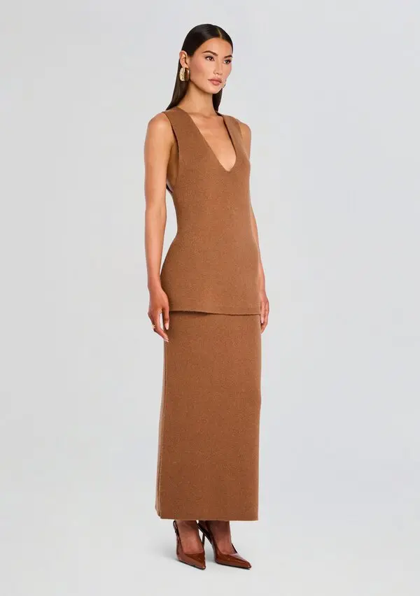 SEROYA Hazel Knit Maxi Skirt